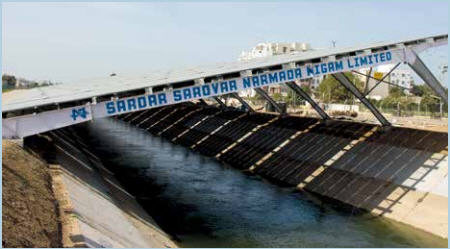 The Canal Top Solar Plant Trial Project - Gujrat, India
